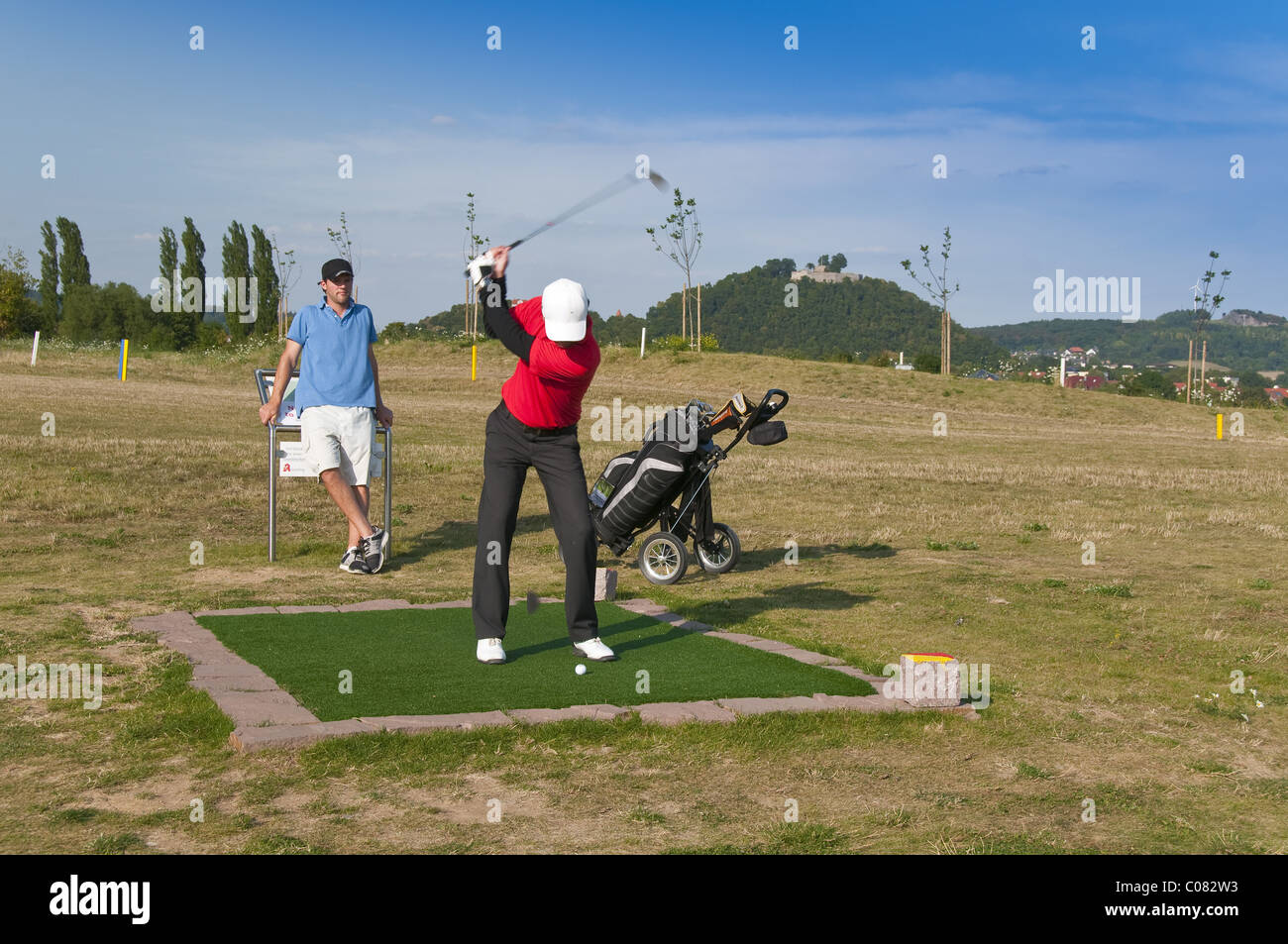 Modern golf driving range hi-res stock photography and images - Alamy