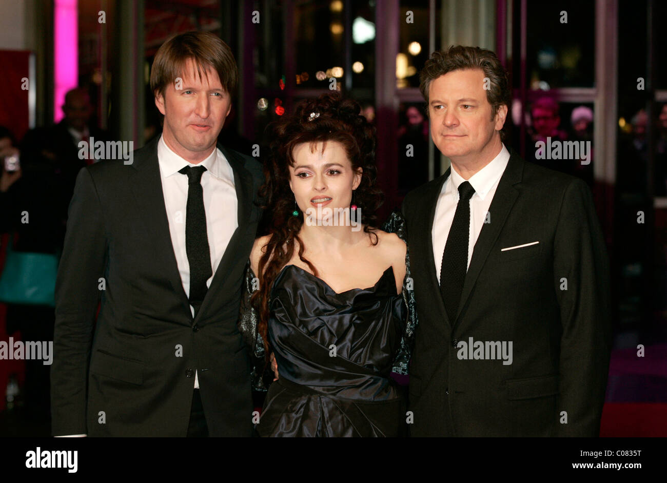 TOM HOOPER HELENA BONHAM CARTER COLIN FIRTH THE KING´S SPEECH PREMIERE ...