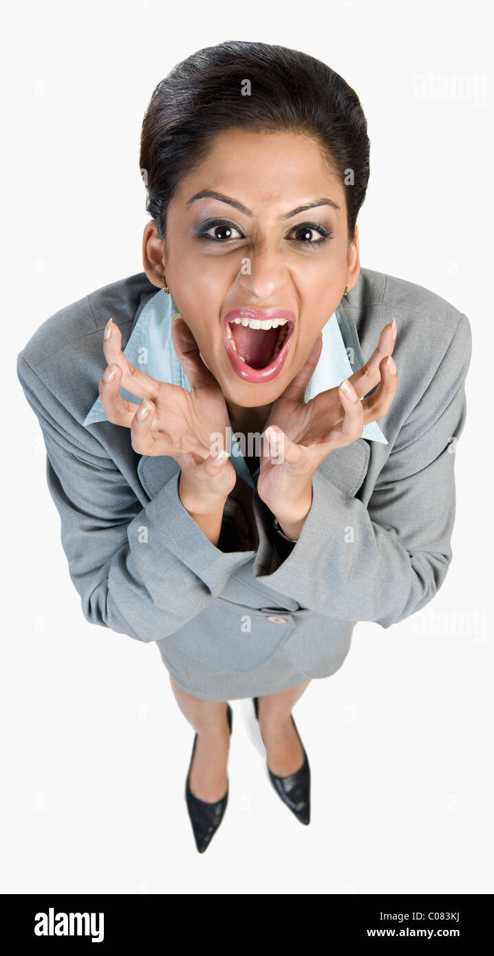 Person looking at high view Cut Out Stock Images & Pictures - Alamy