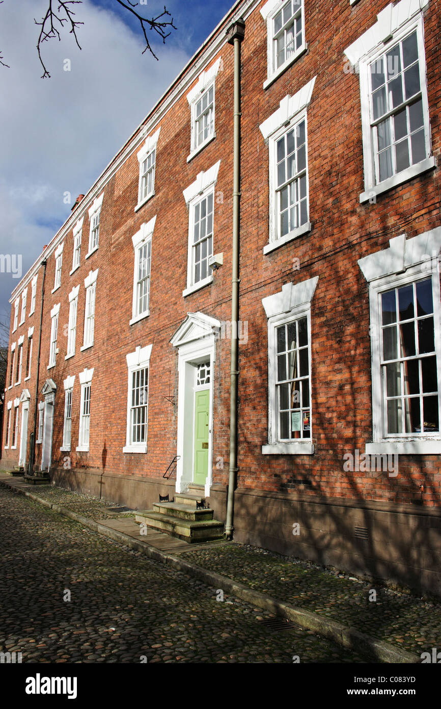 A red brick Georgian terrace in the heart of the historic city of ...