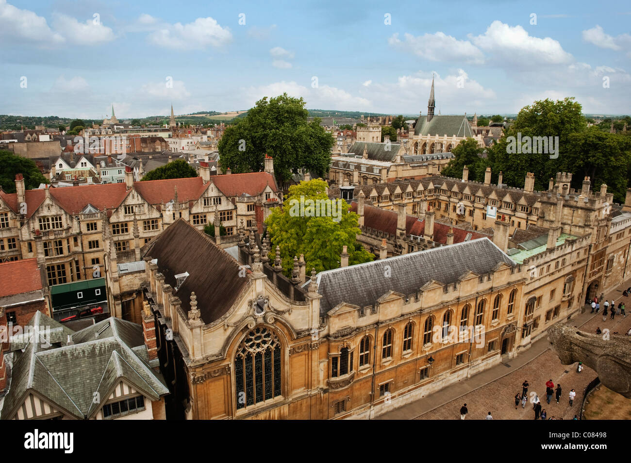 Oxford University Campus Buildings, Uk Stock Photos & Oxford University ...