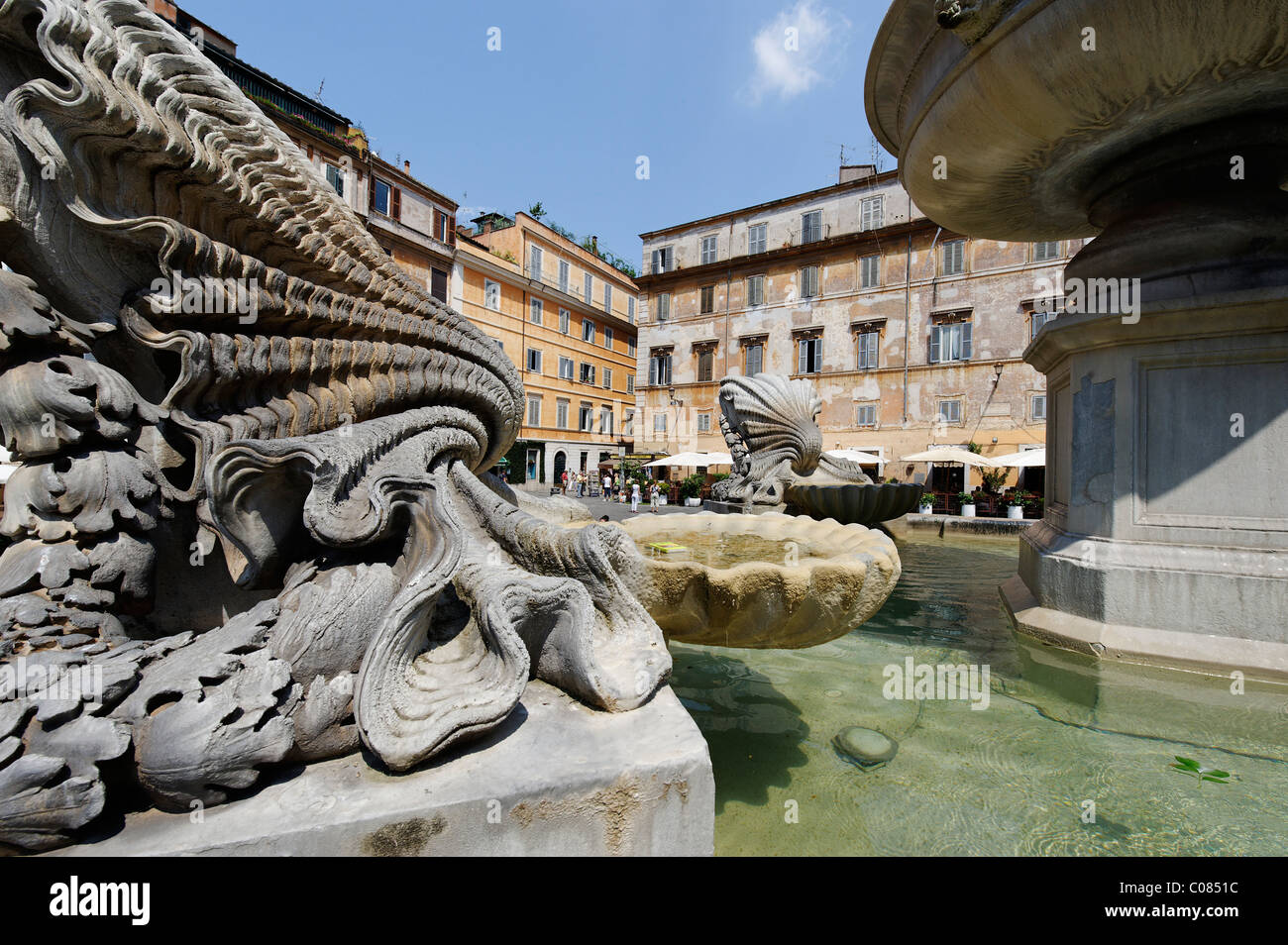 Piazza Santa Maria, Trastevere, Rome, Italy, Europe Stock Photo - Alamy