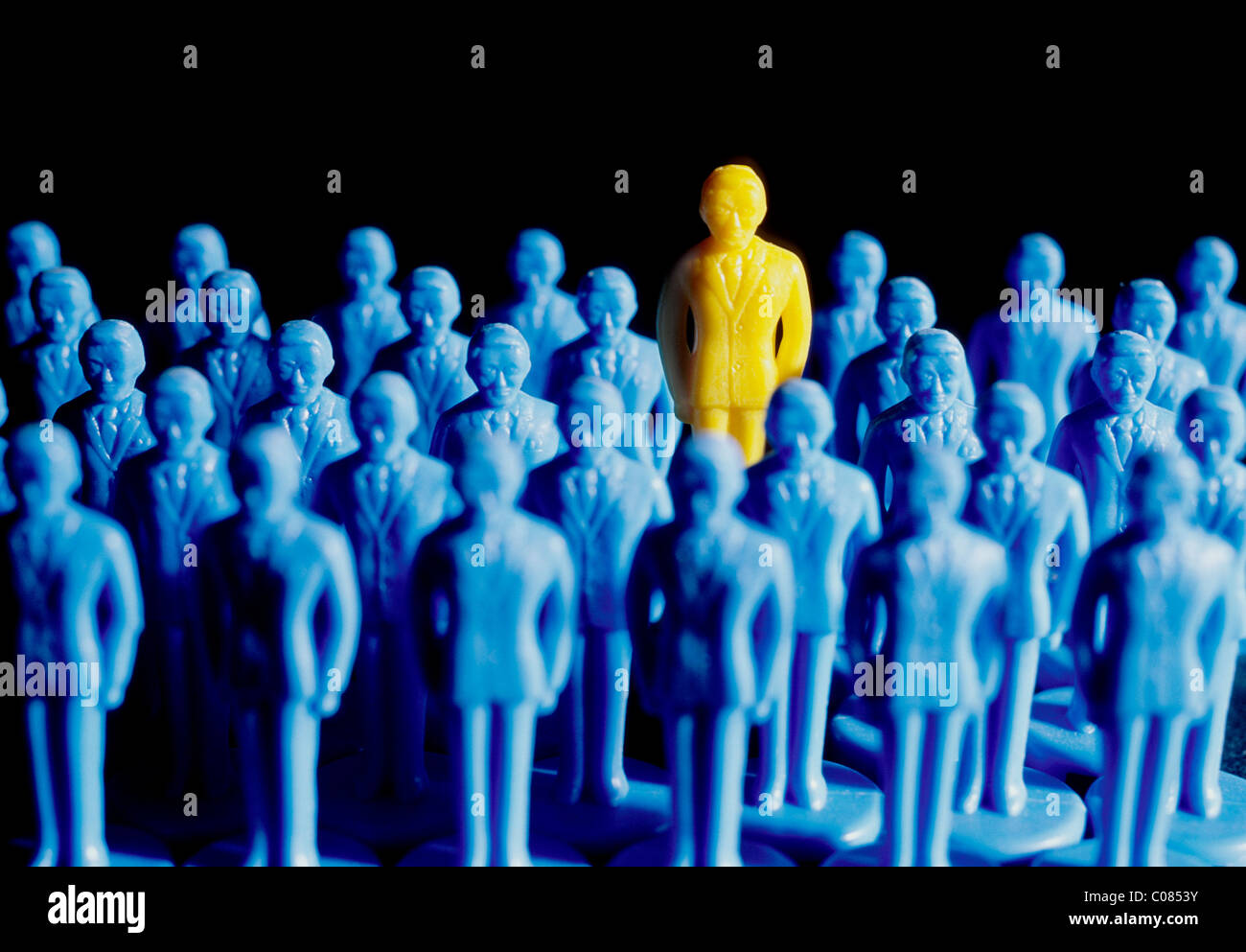 Standing out from the crowd Stock Photo - Alamy
