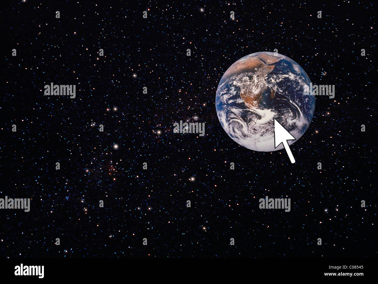 Click on Earth Stock Photo - Alamy