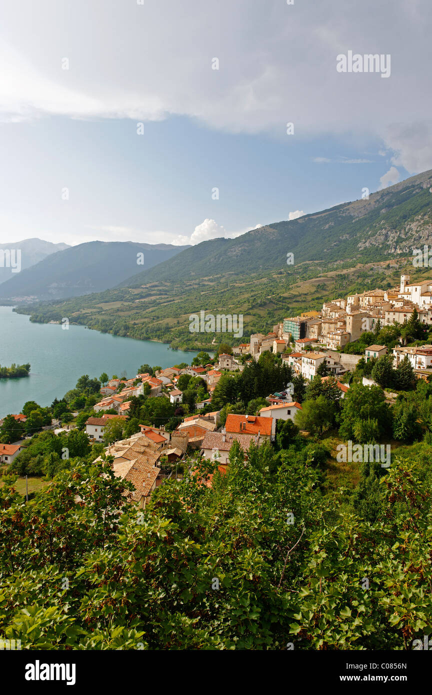 Barrea at the Lago di Barrea, Abruzzo National Park, Province of L ...