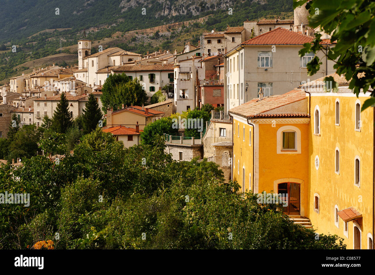 Barrea at the Lago di Barrea, Abruzzo National Park, Province of L ...
