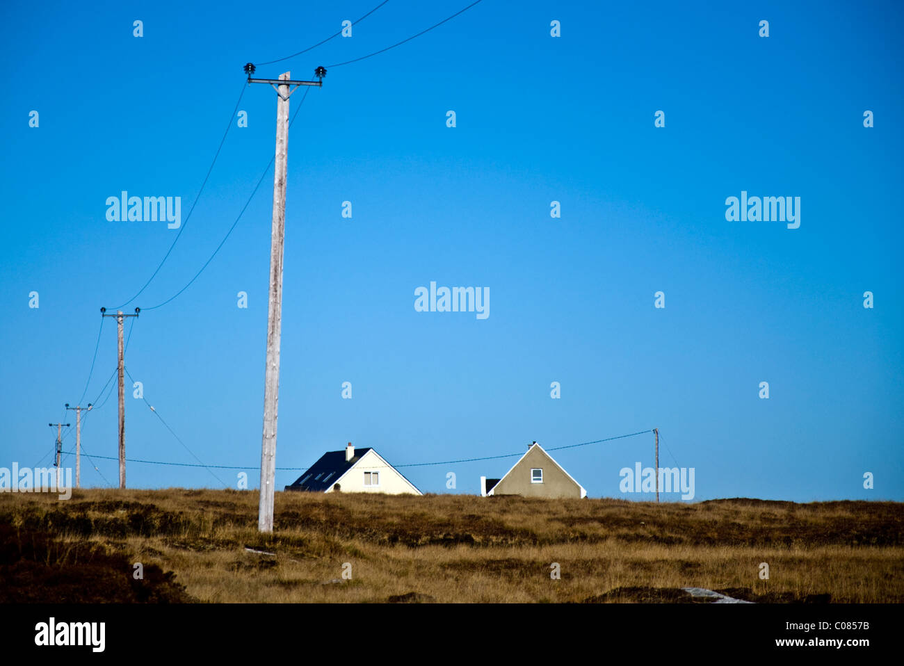 Power Lines For Houses Stock Photos & Power Lines For Houses Stock ...