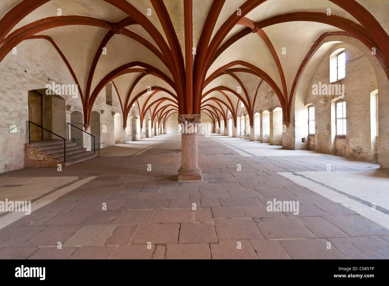 The old dormitory of Kloster Eberbach Abbey, Eltville am Rhein ...