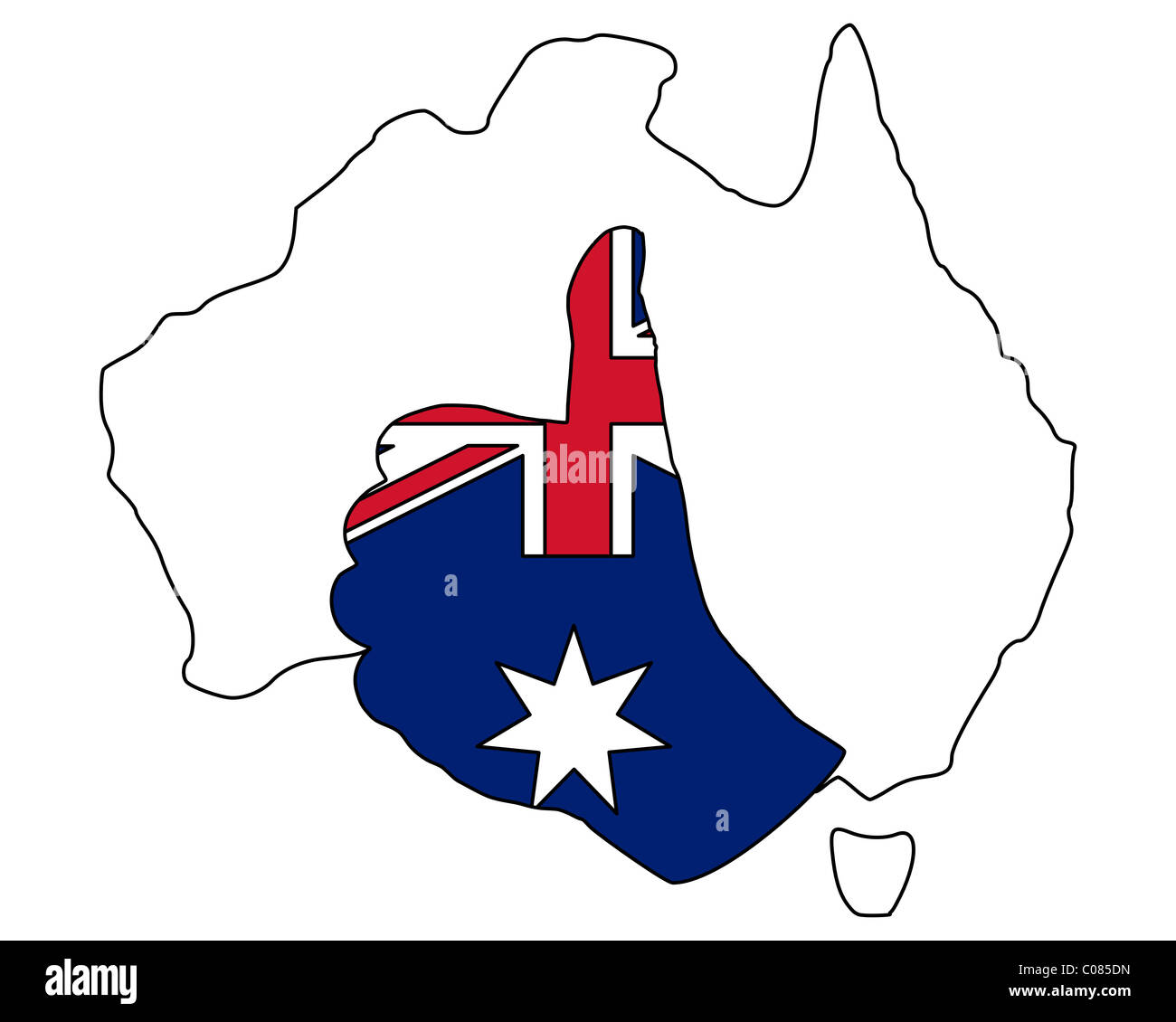 Australien hand signal Stock Photo - Alamy