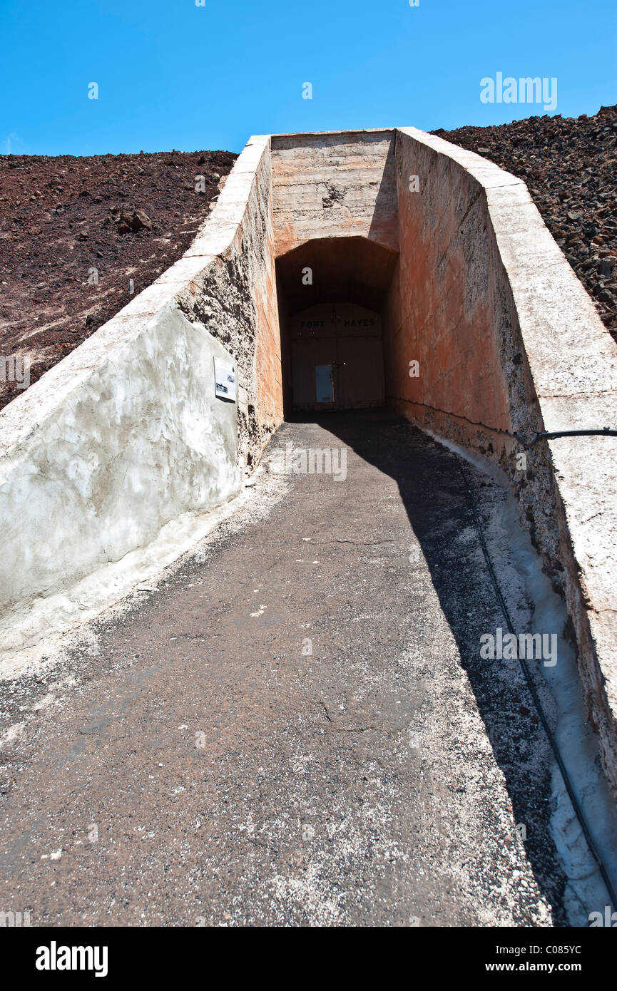 fort hayes Georgetown Ascension Island South Atlantic Ocean Stock Photo ...
