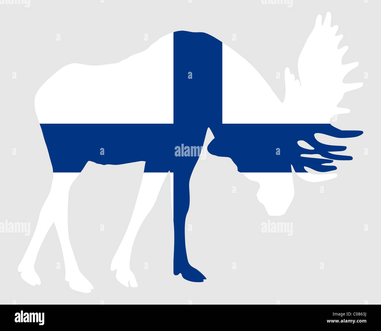 Moose sign finland hi-res stock photography and images - Alamy