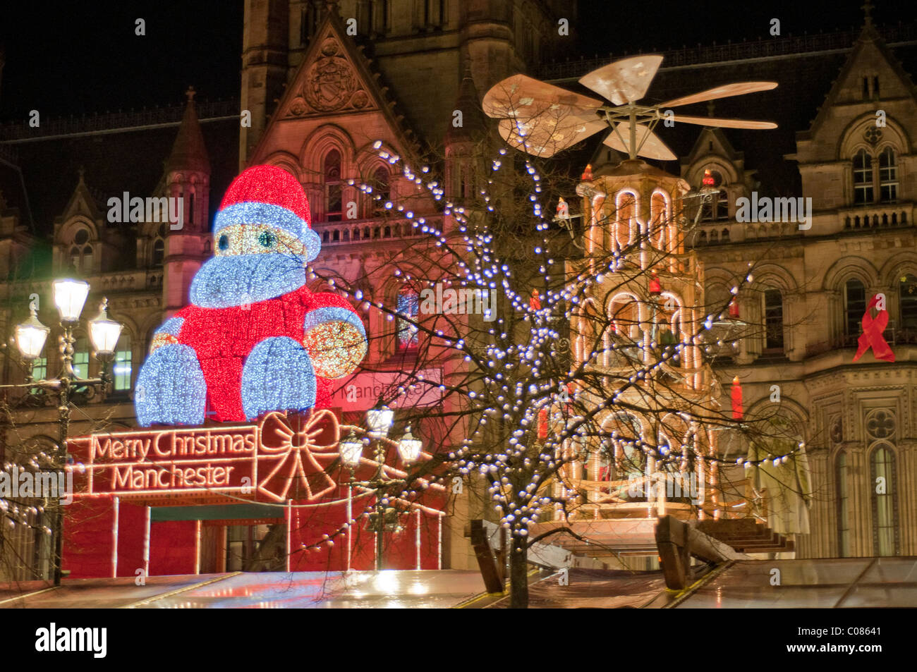 The Christmas Markets at Albert Square Manchester England November ...