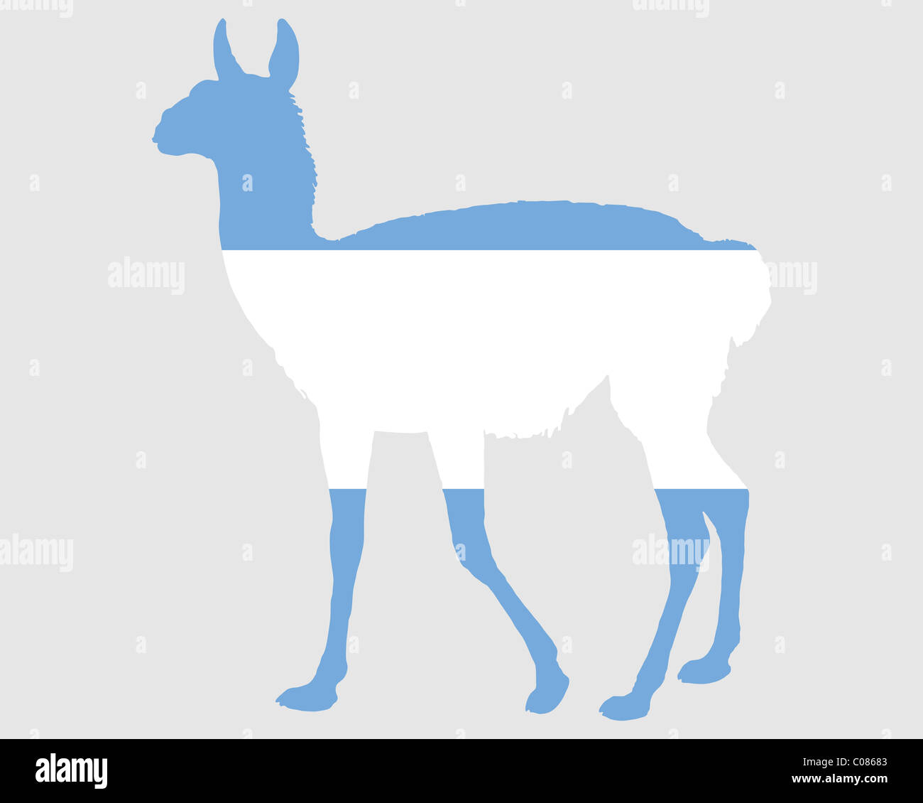 Guanaco flag hi-res stock photography and images - Alamy