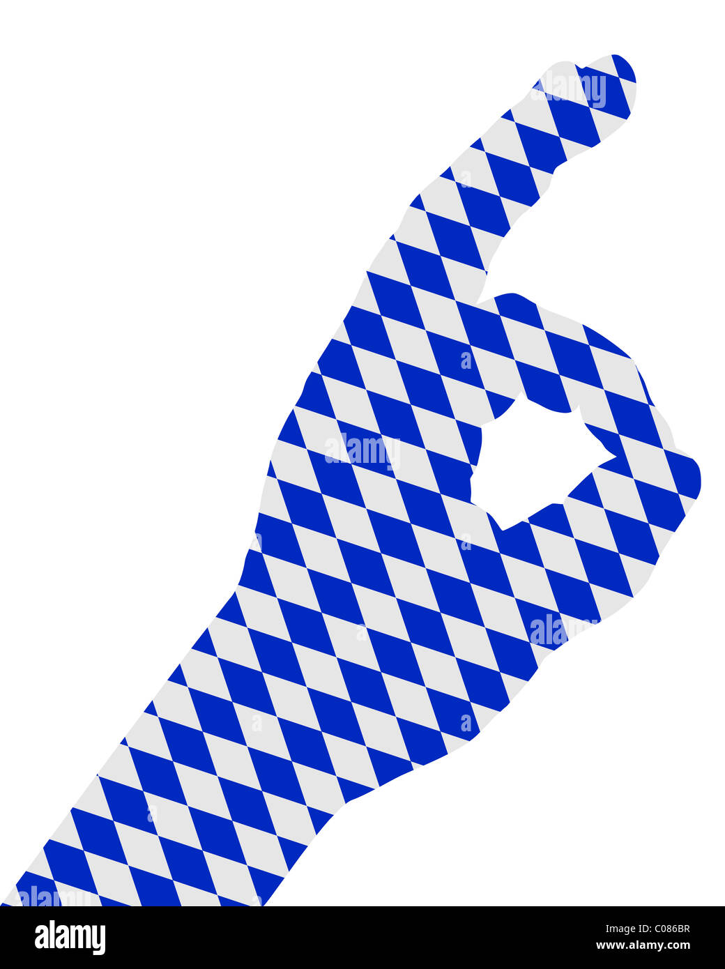 Bavarian finger signal Stock Photo - Alamy