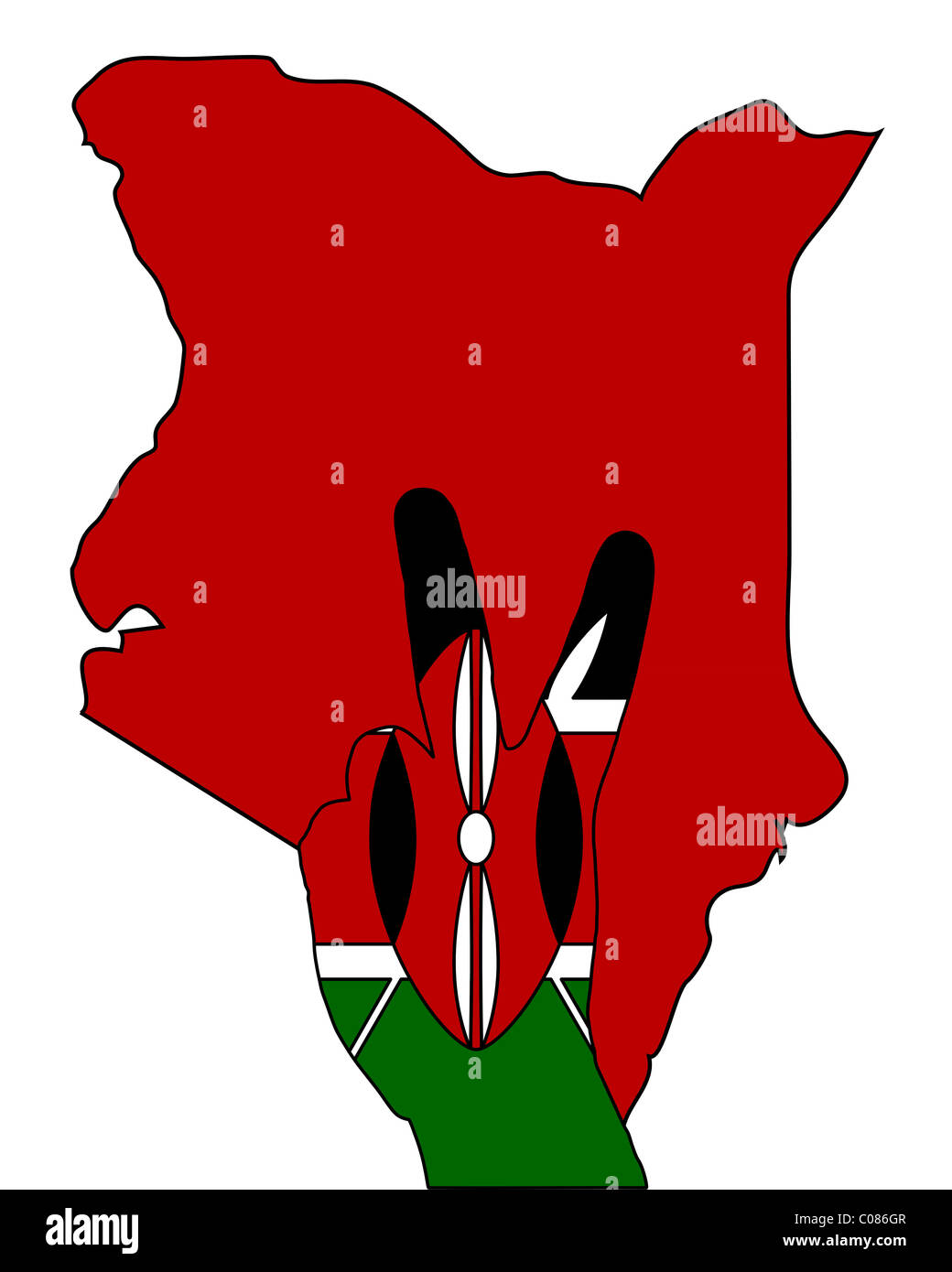 Kenya hand signal Stock Photo - Alamy