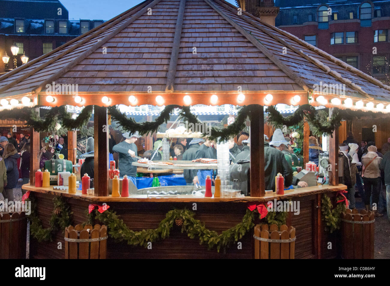 The Christmas Markets at Albert Square Manchester England November ...