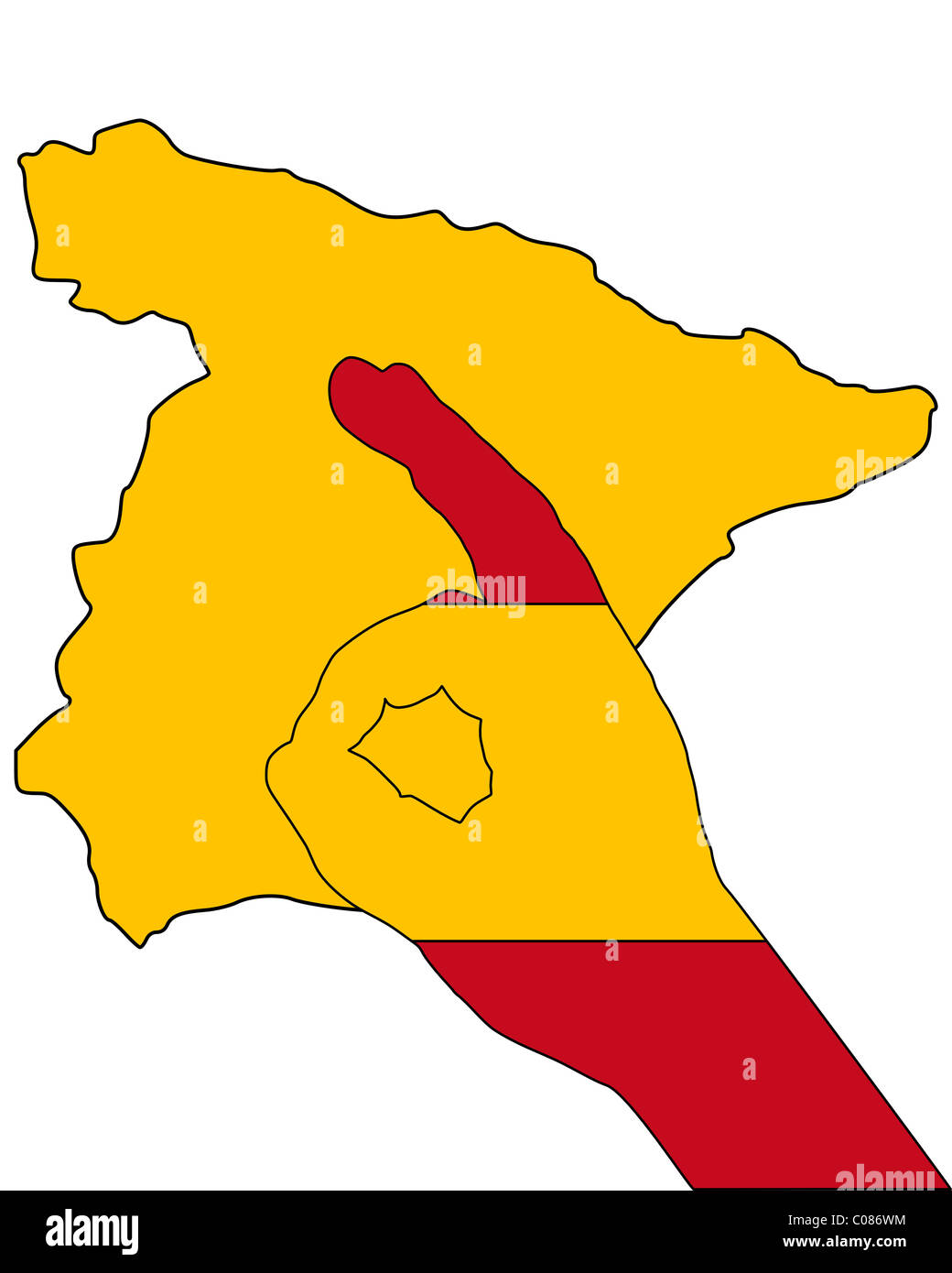 Spanish finger signal Stock Photo - Alamy