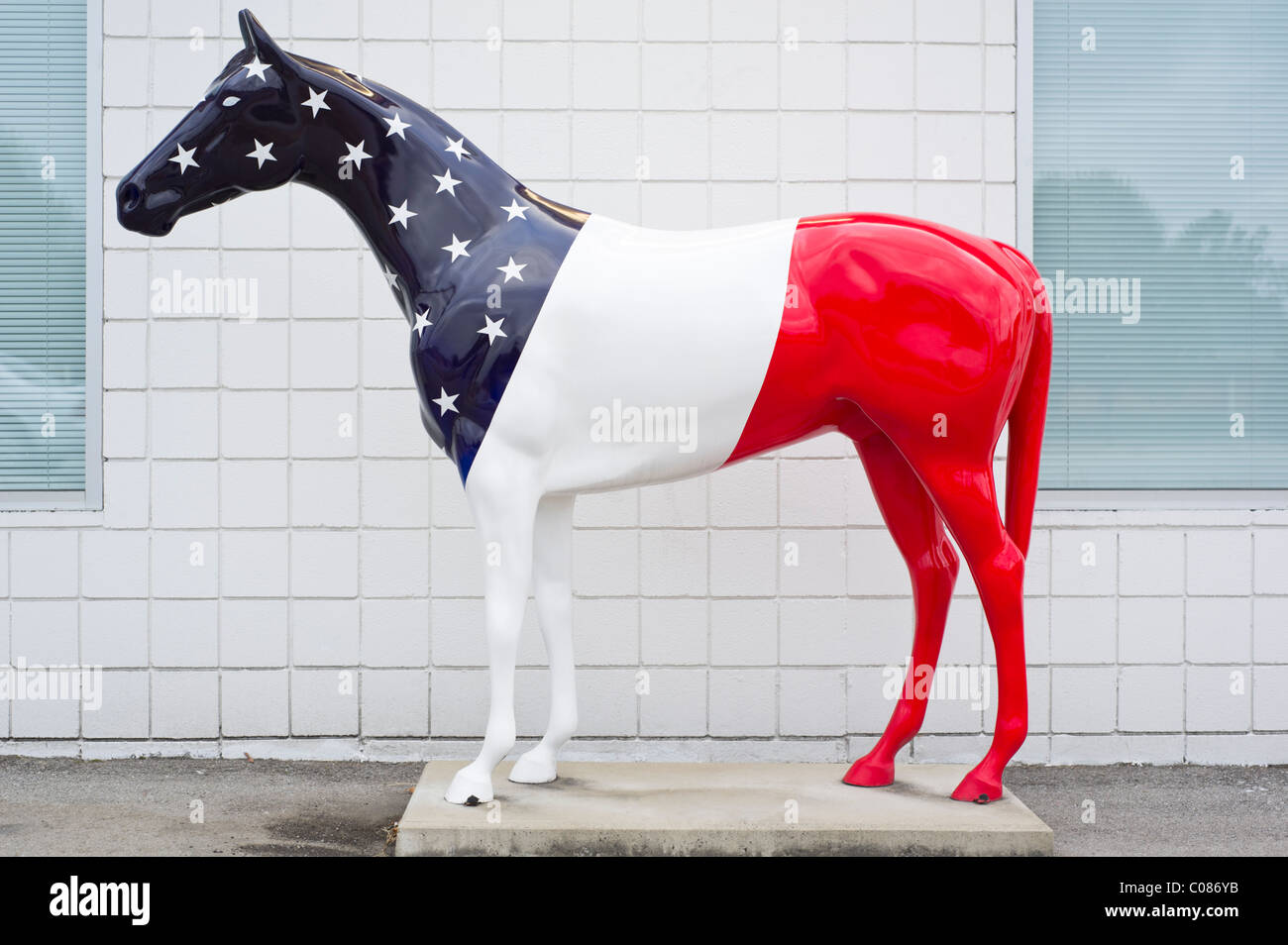 Red White Blue Horse Painting at Maddison Joyce blog