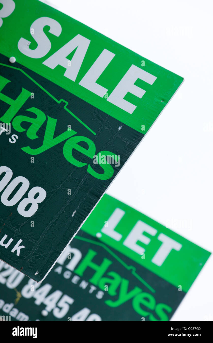 Let sale signs hi-res stock photography and images - Alamy