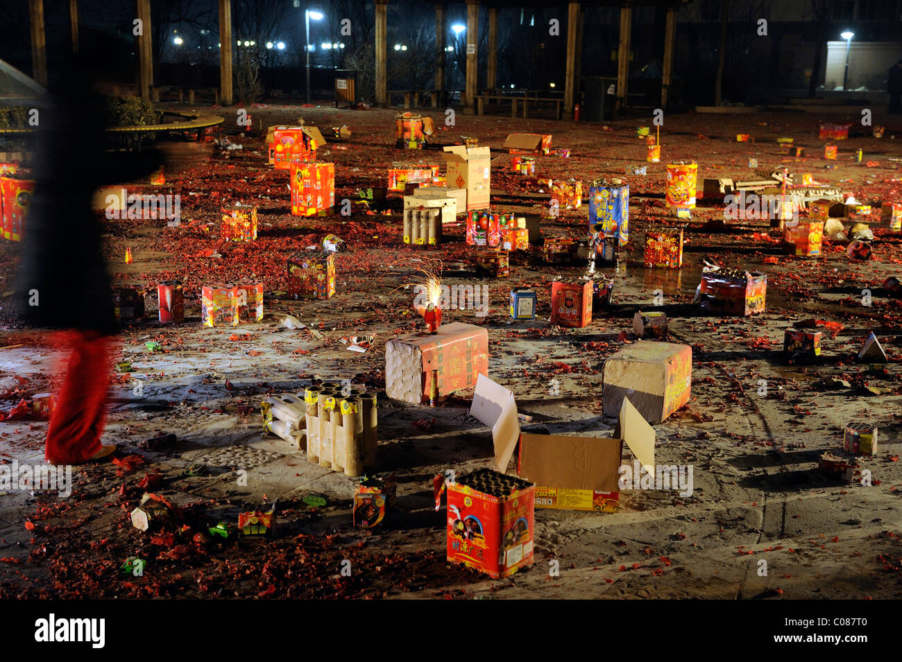 China fireworks pollution hi-res stock photography and images - Alamy