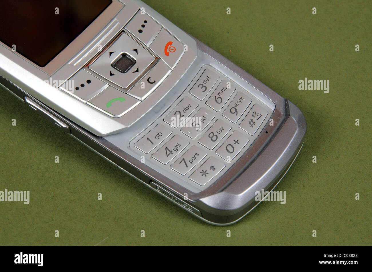 Silver phone hi-res stock photography and images - Alamy