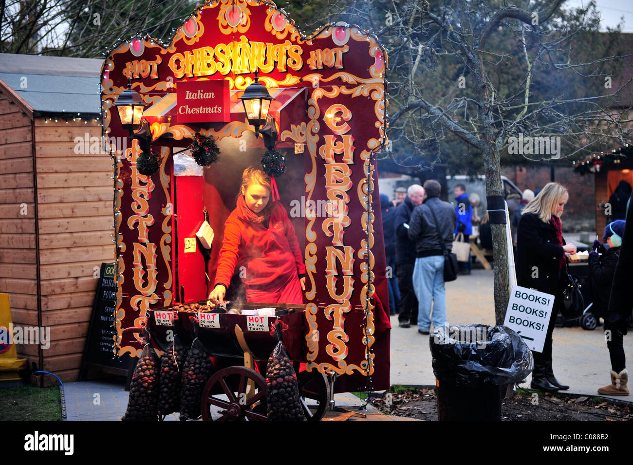 Hot Chestnut Stall High Resolution Stock Photography and Images - Alamy