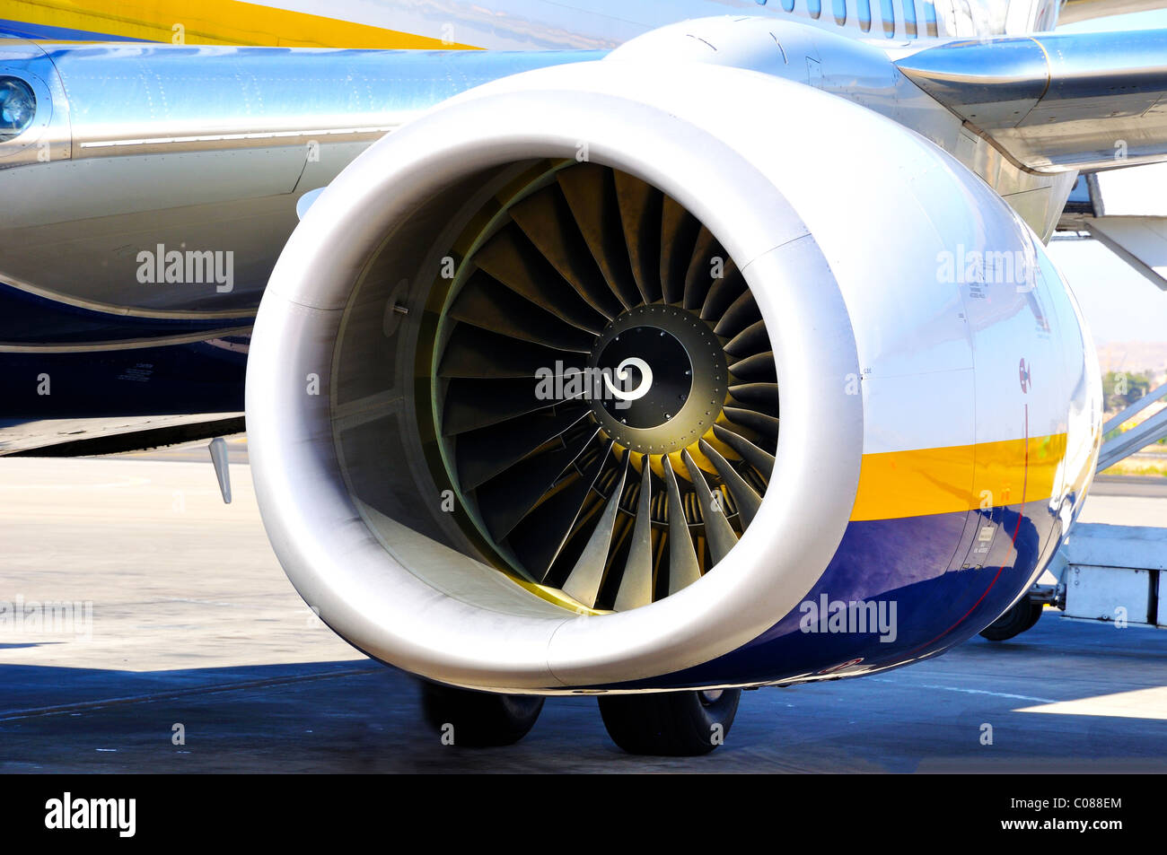 turbine of aircraft Stock Photo - Alamy