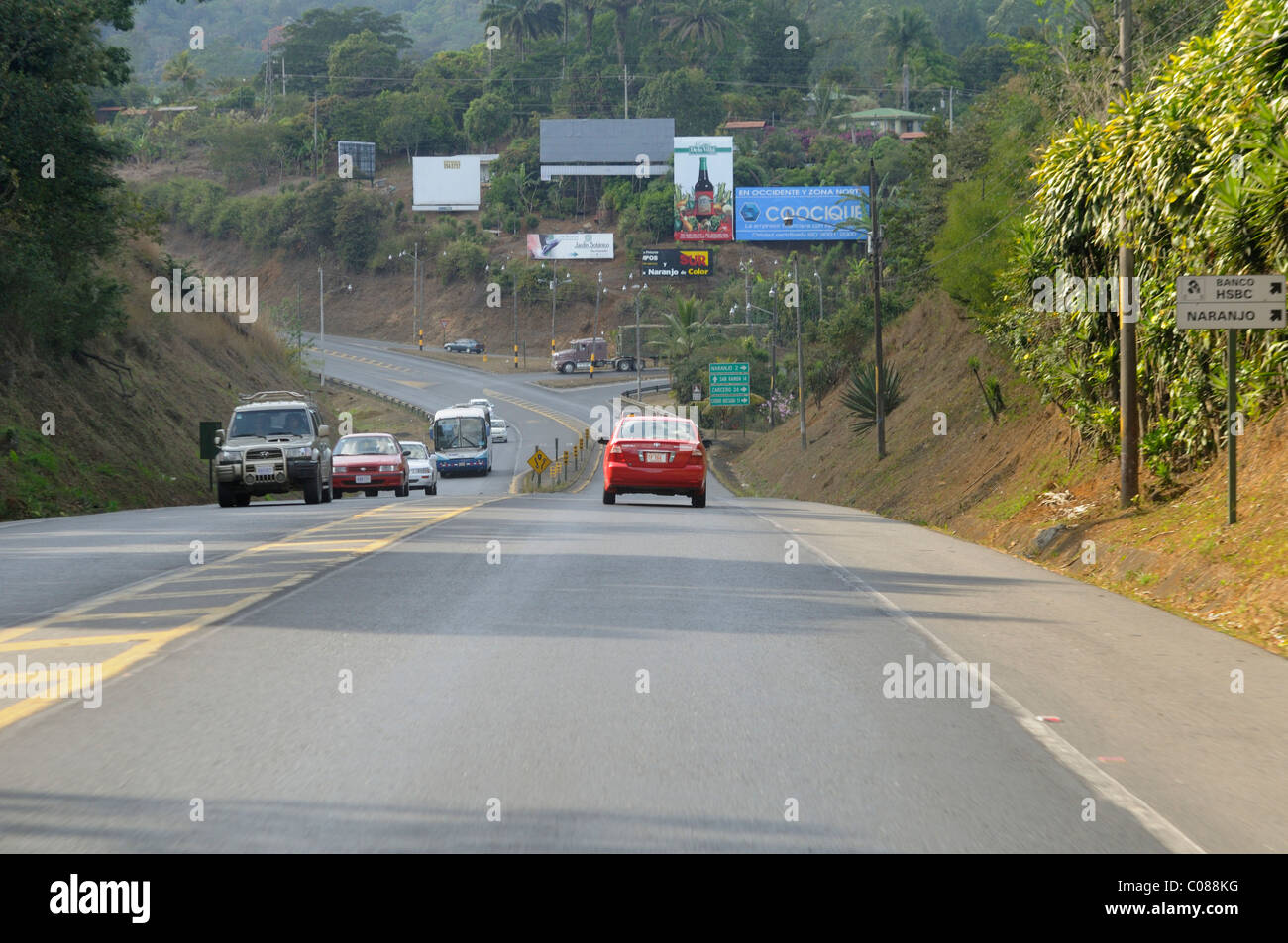 Pan American Highway in Central Valley,Costa Rica Stock Photo - Alamy