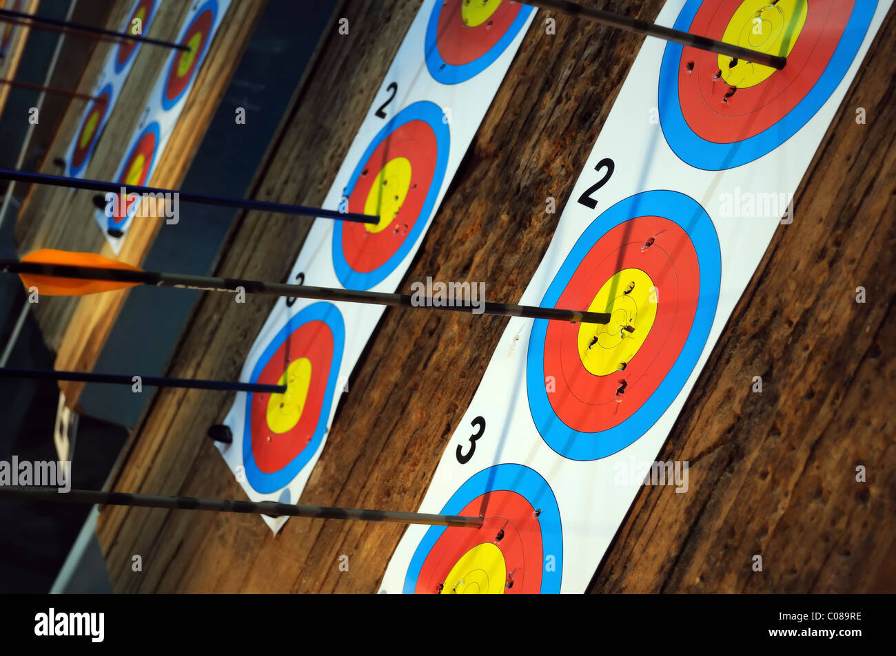 targets with arrows Stock Photo - Alamy