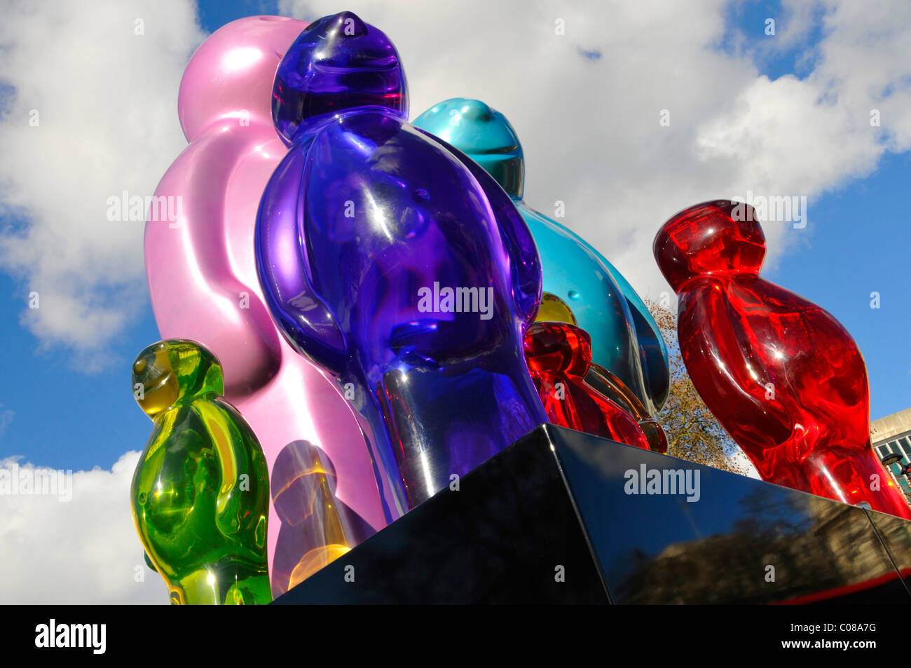 Jelly Baby Family sculpture by Mauro Perucchetti made from Pigmented ...