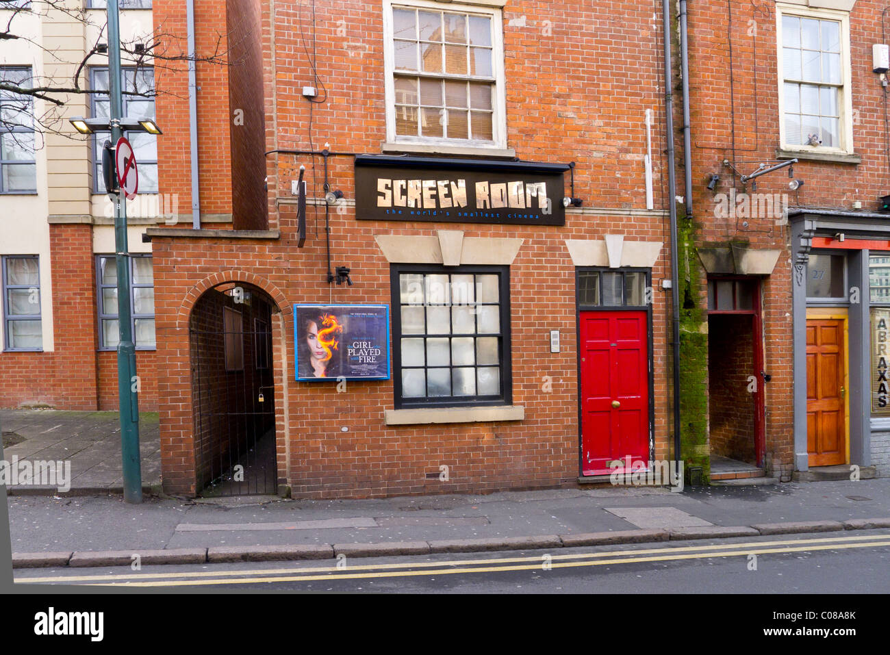 The Screen Room, world's smallest cinema Nottingham Borad Street. Now ...