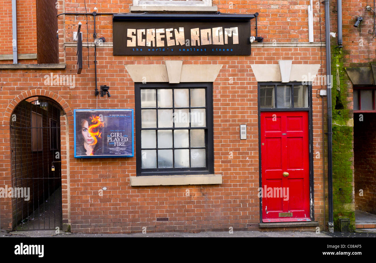 The Screen Room, world's smallest cinema Nottingham Borad Street. Now ...
