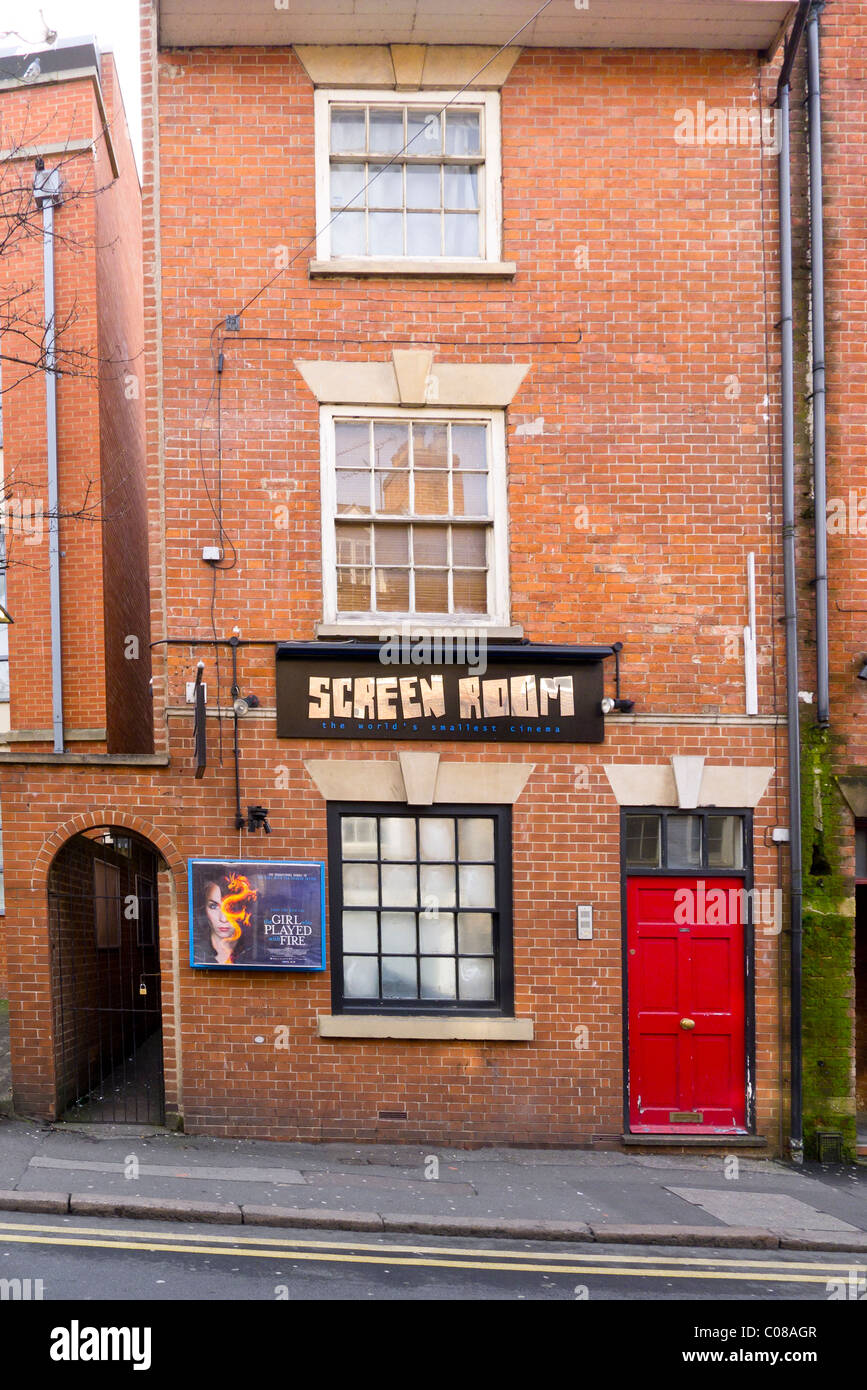 The Screen Room, world's smallest cinema Nottingham Borad Street. Now ...