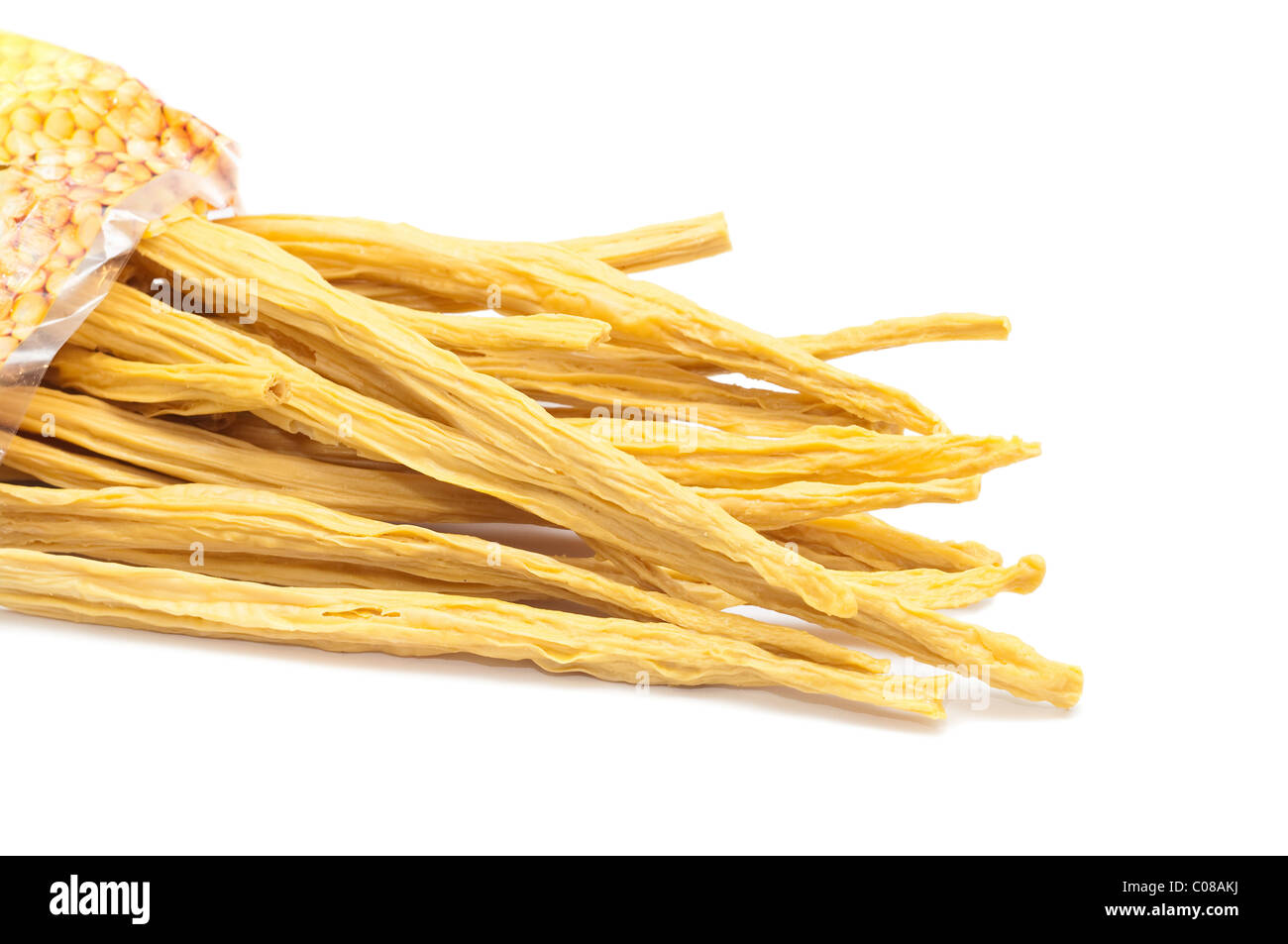 Dried asparagus isolated on white background Stock Photo - Alamy