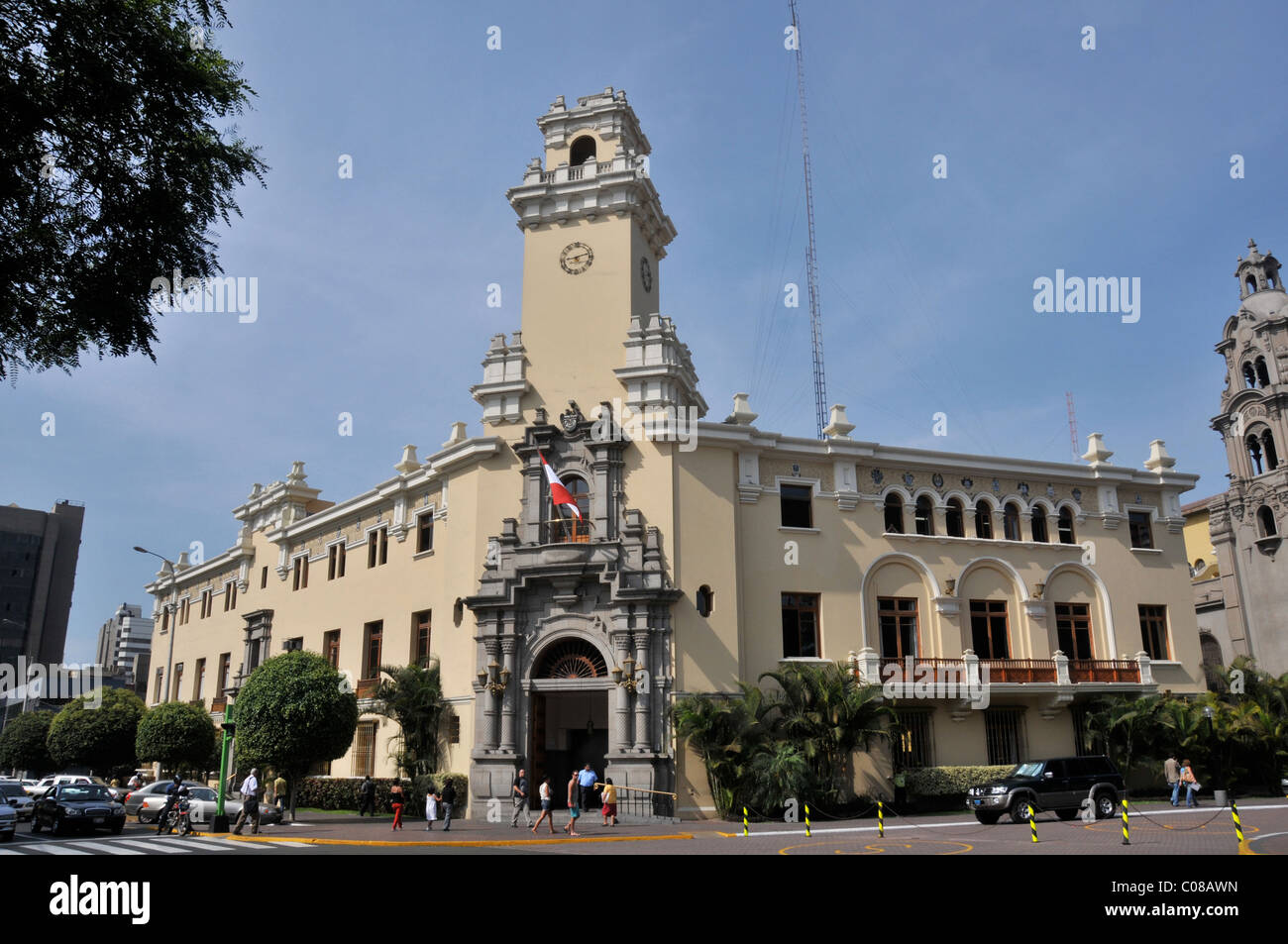 City hall miraflores lima peru hi-res stock photography and images - Alamy