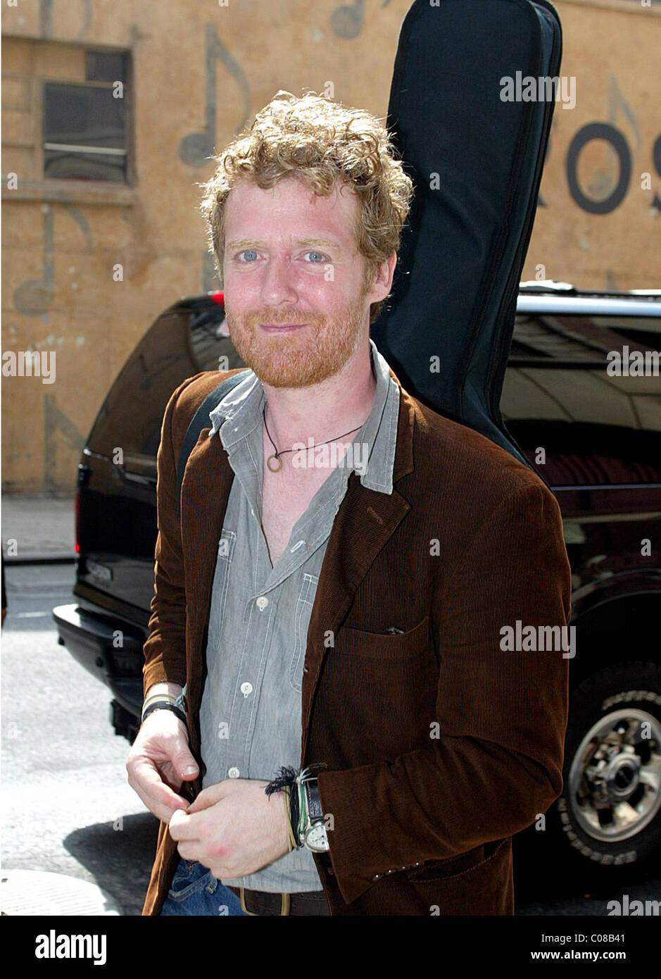 Glen Hansard before his appearance on 'The David Letterman Show' New ...
