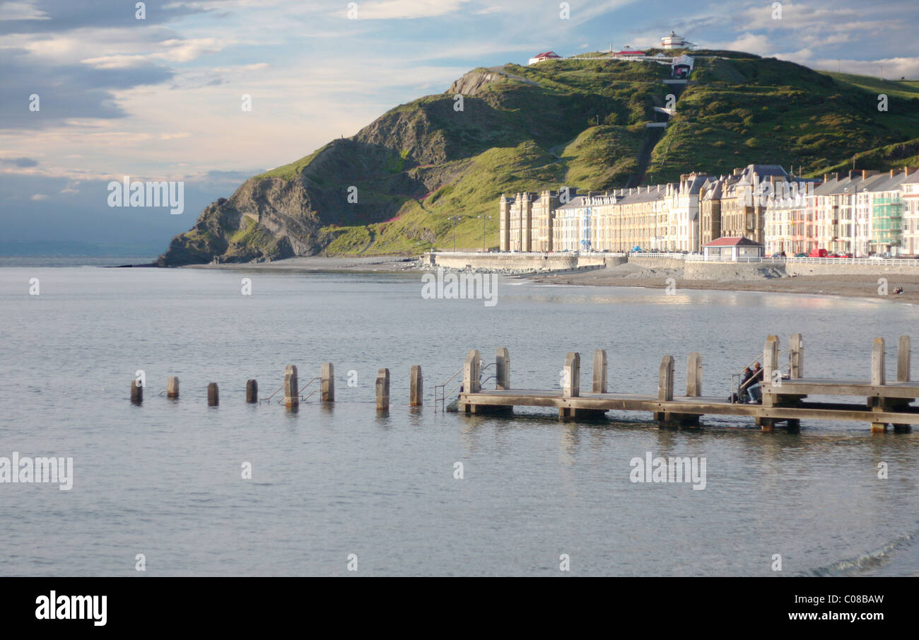 Aberystwyth sea front Stock Photo - Alamy