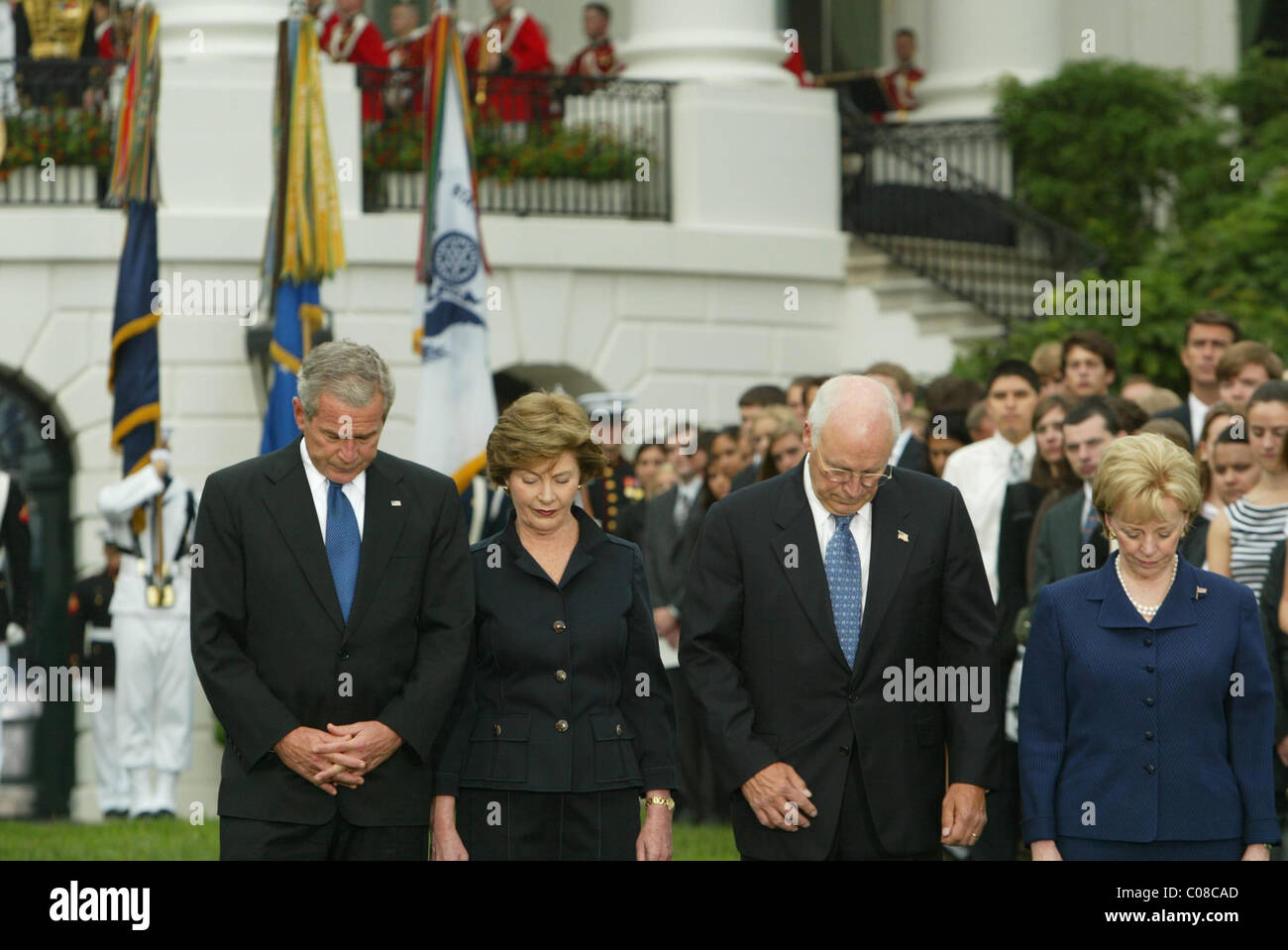 President George W. Bush, Mrs. Laura Bush, Vice President Dick Cheney ...