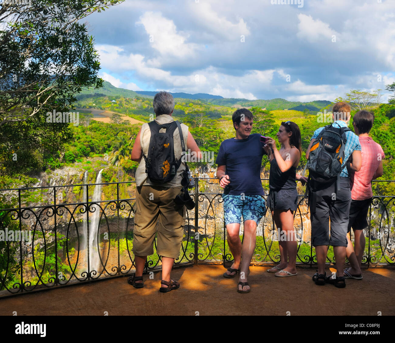 Mauritius Chamarel Waterfall High Resolution Stock Photography and ...