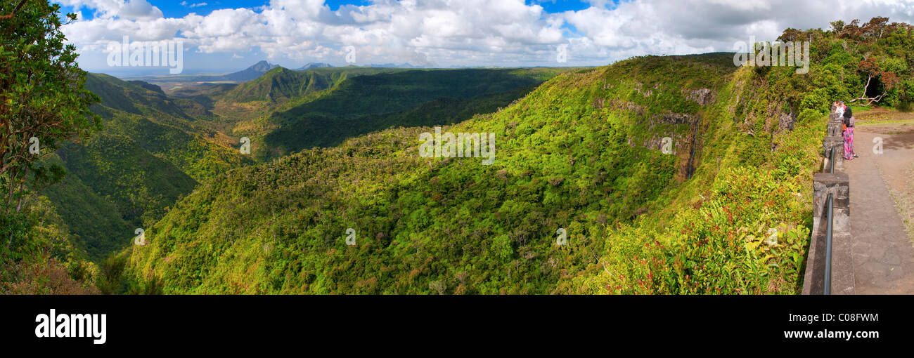 The Gorges Viewpoint at the Black River Falls, Black River Gorges ...