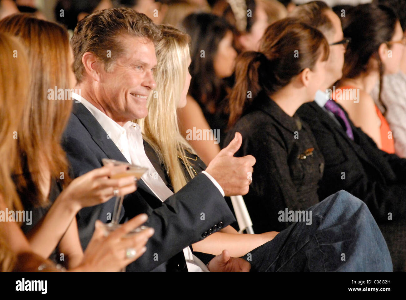 David Hasselhoff at the Arden B Fashion Show Los Angeles., California ...