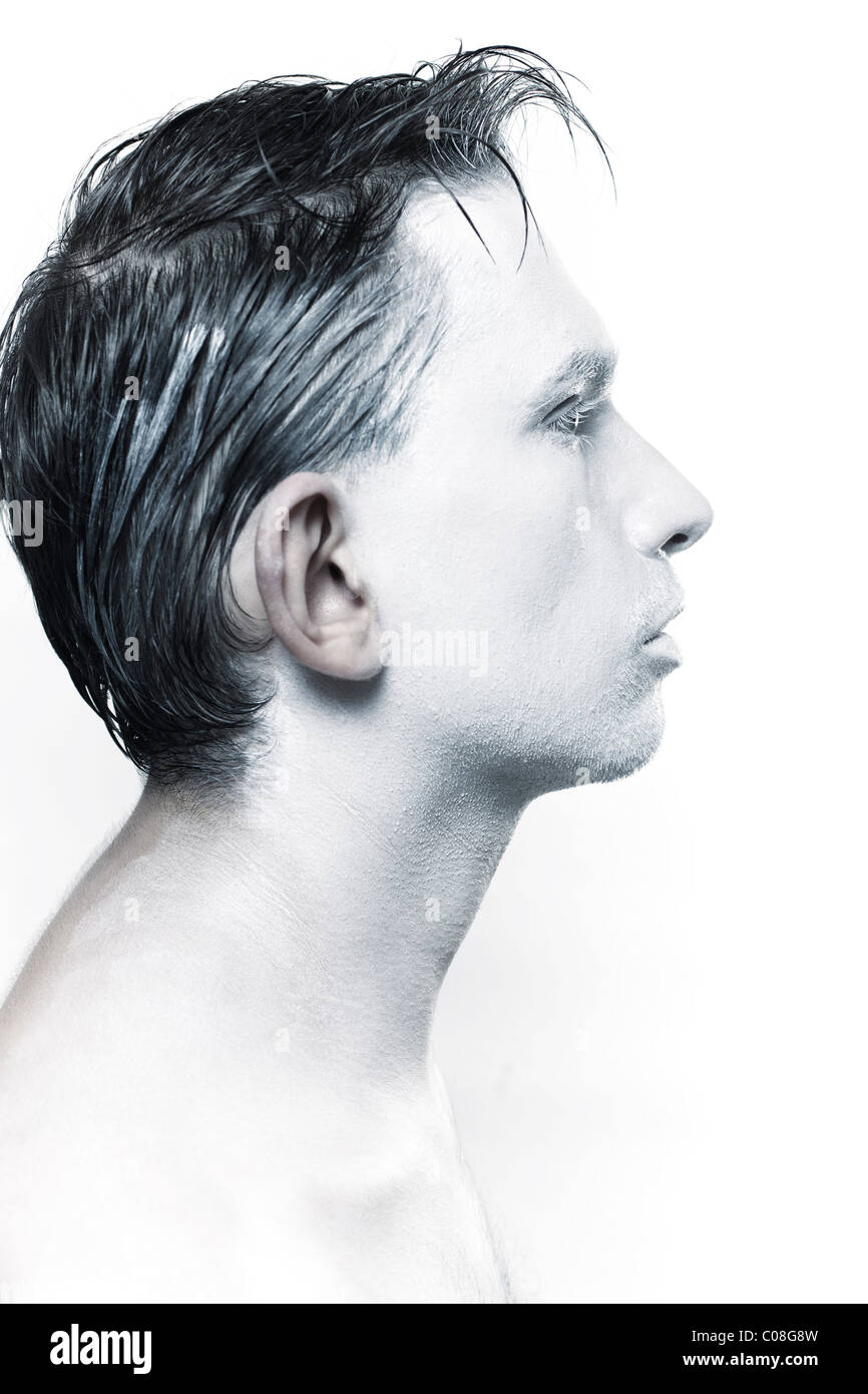 Profile portrait on Cut Out Stock Images & Pictures - Alamy