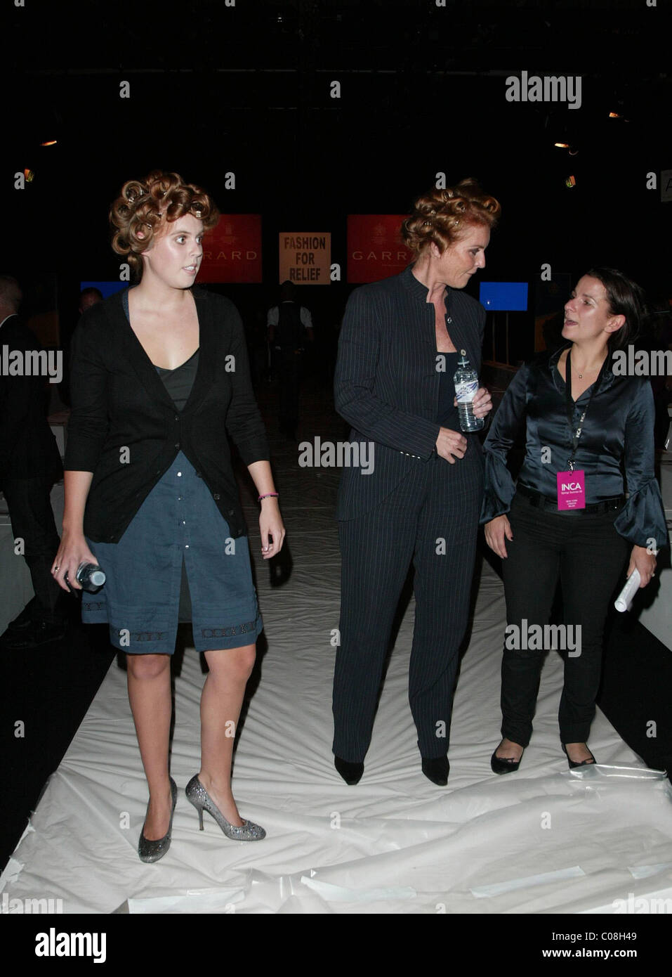 Princess Beatrice and Sarah Ferguson Fashion For Relief at the Natural ...