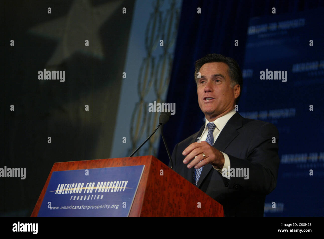 Presidential Candidate Mitt Romney AFP Americans for Prosperity ...