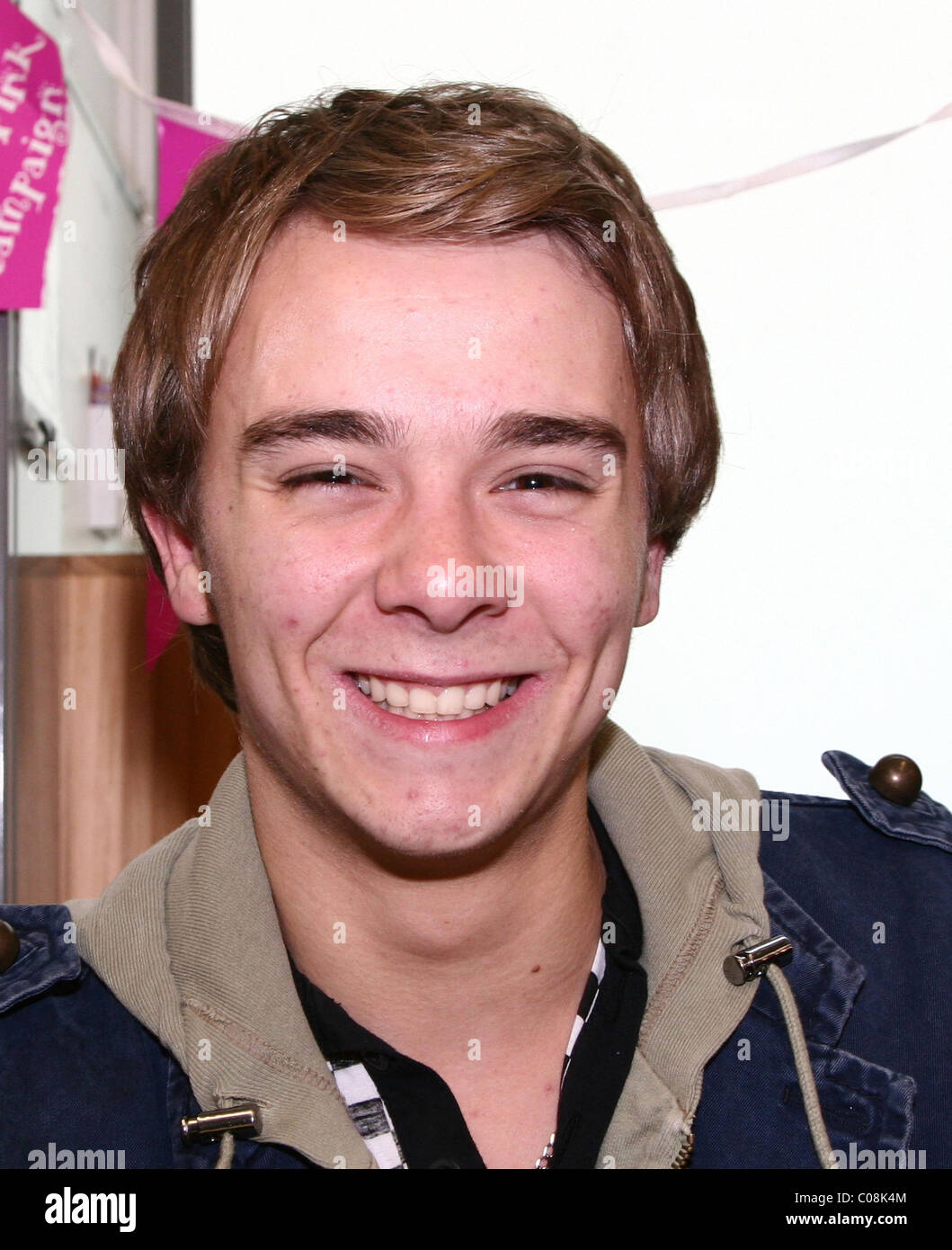 Coronation Street actor Jack P Shepherd leaving an autograph signing at ...