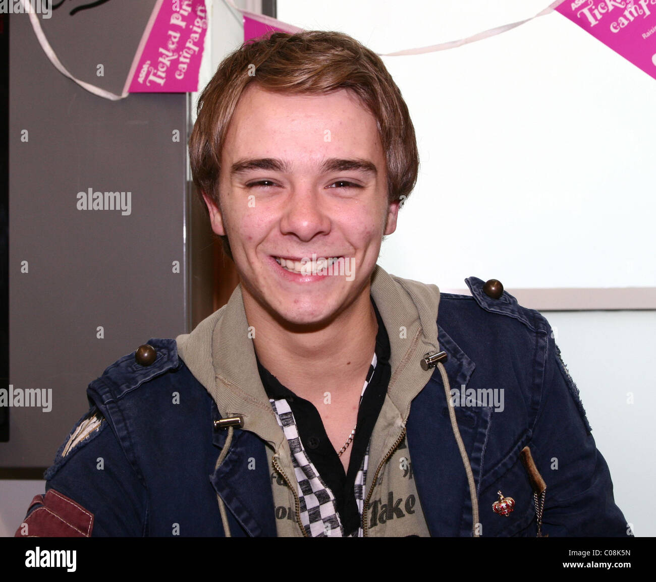 Coronation Street actor Jack P Shepherd leaving an autograph signing at ...