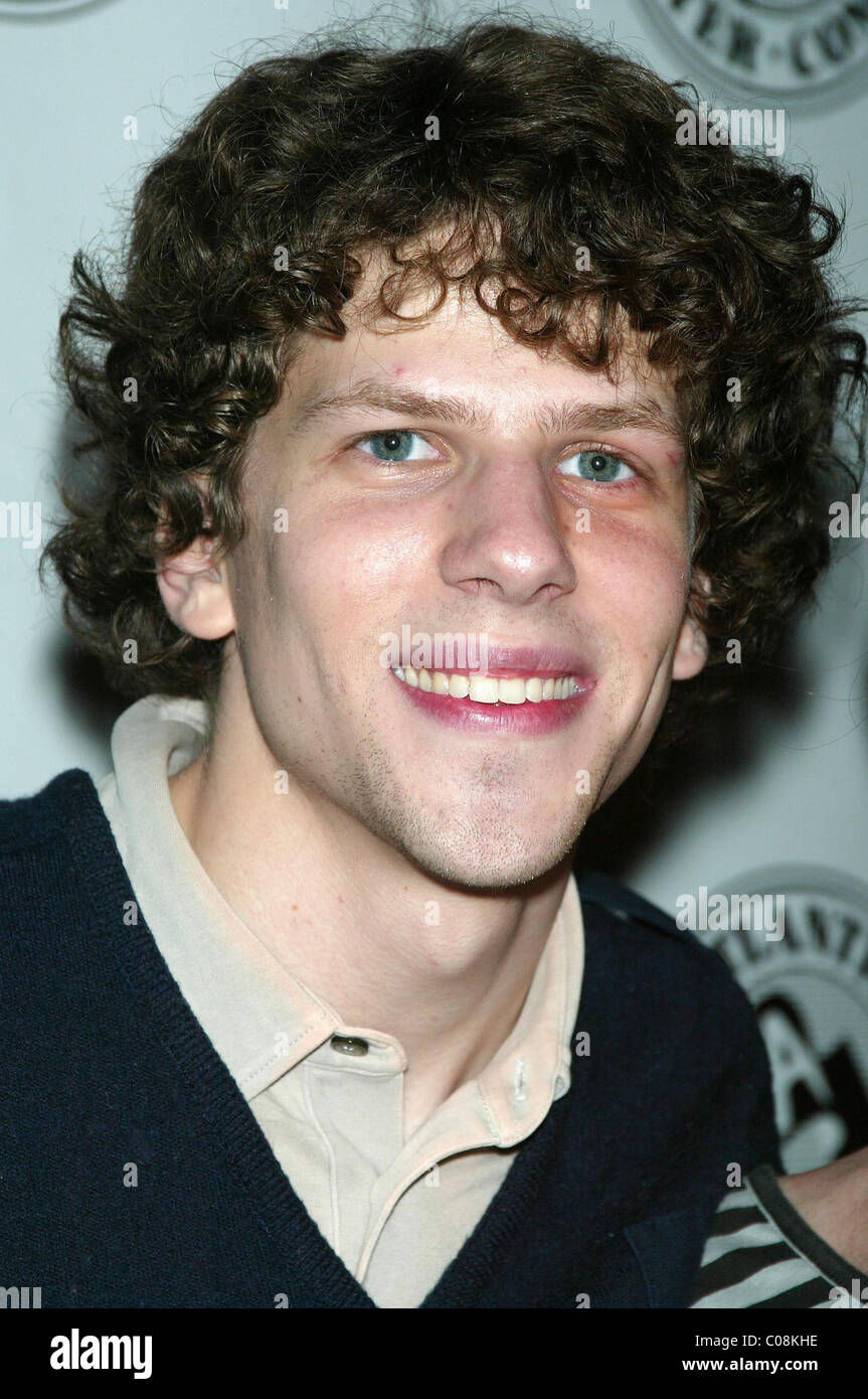Jesse Eisenberg Opening Night after party for the Atlantic Theater ...