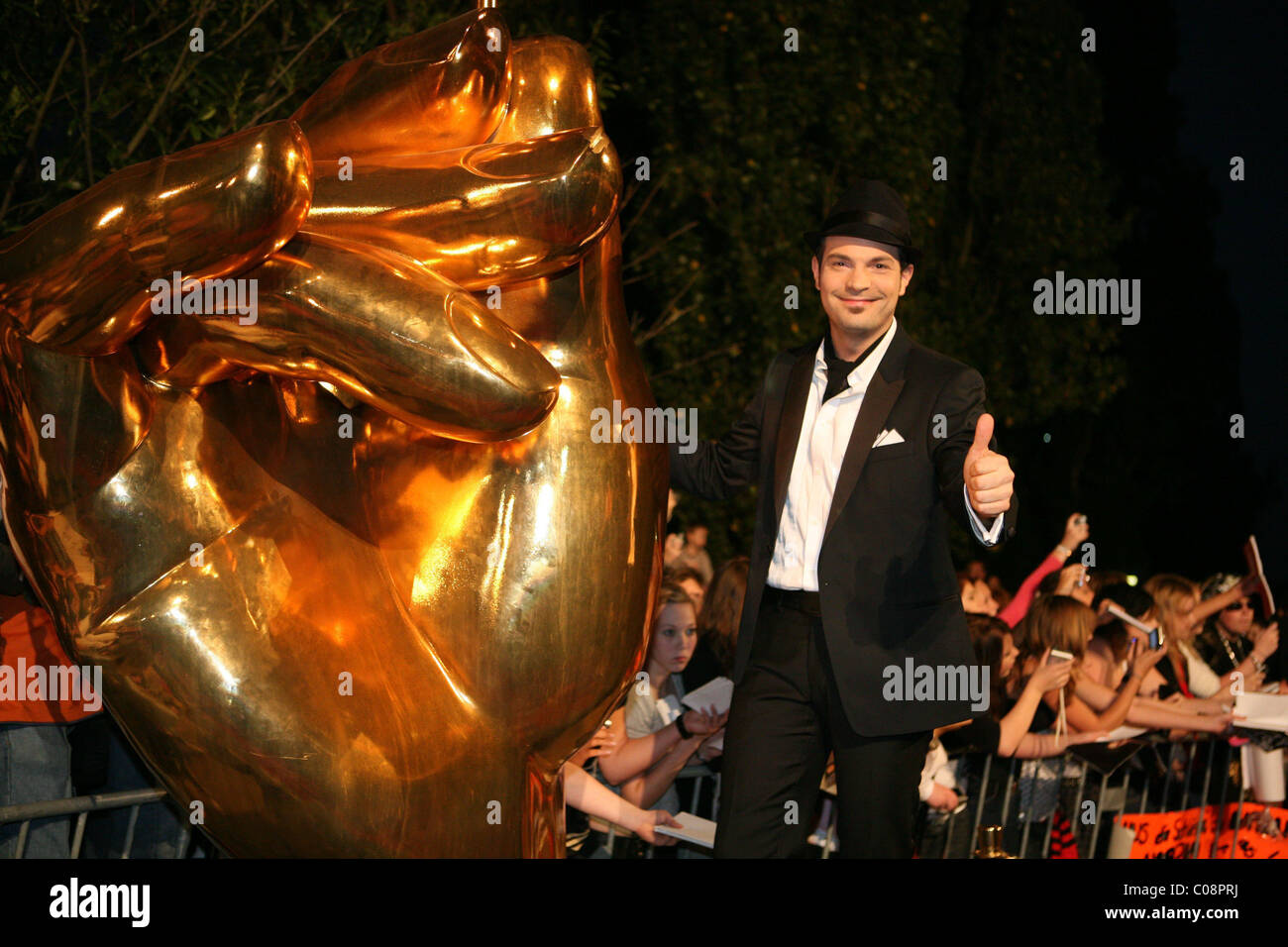 Roger Cicero, Goldene Stimmhabel awards at Friedrich-Ebert-Halle ...