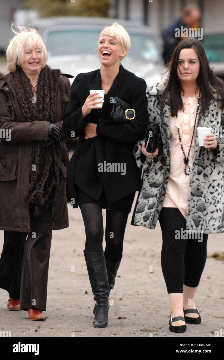 Sarah Harding at the Arena Gold Cup Polo competition Windsor, Berkshire ...
