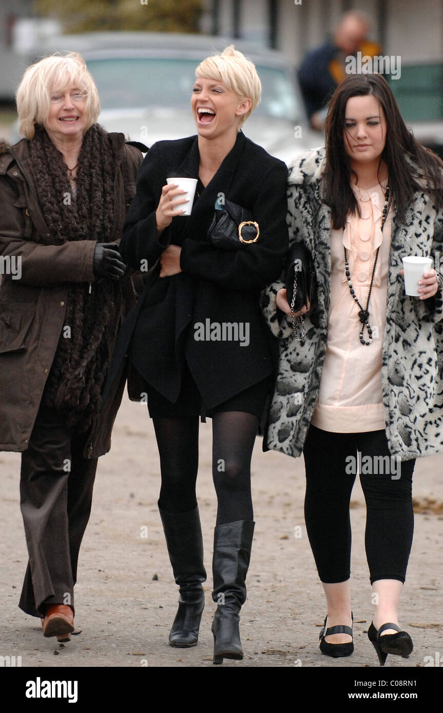 Sarah Harding at the Arena Gold Cup Polo competition Windsor, Berkshire ...